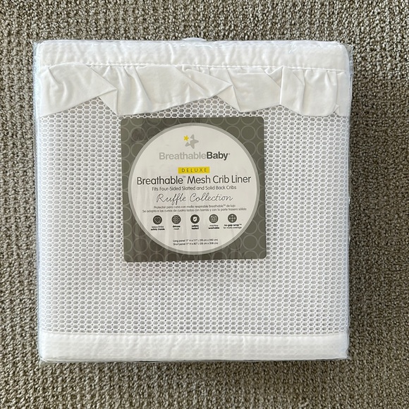 Breathable Baby | Other | New Breathablebaby Mesh Crib Liner Deluxe ...